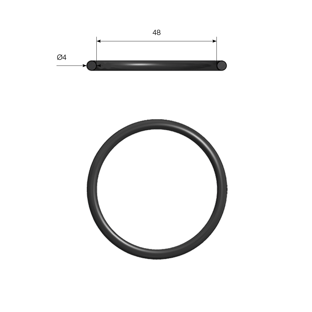 O-ring 48,0 x 4,0 mm - Furhoffs